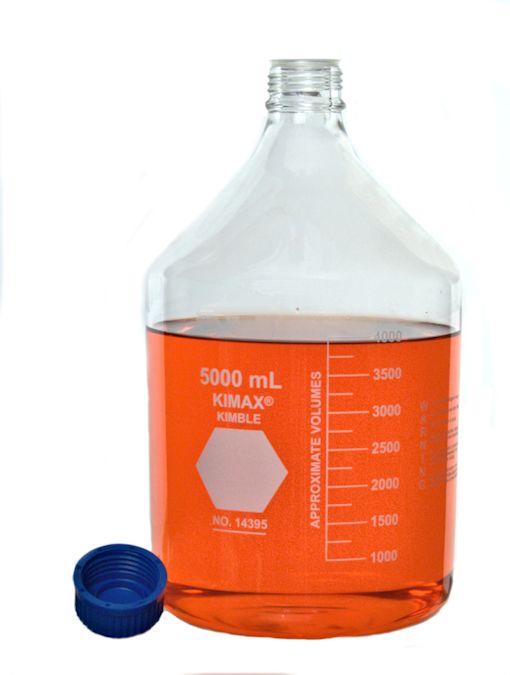 Kimble 蓝盖瓶,GL45蓝盖试剂瓶,Kimax 蓝盖玻璃培养基瓶,货号14395系列